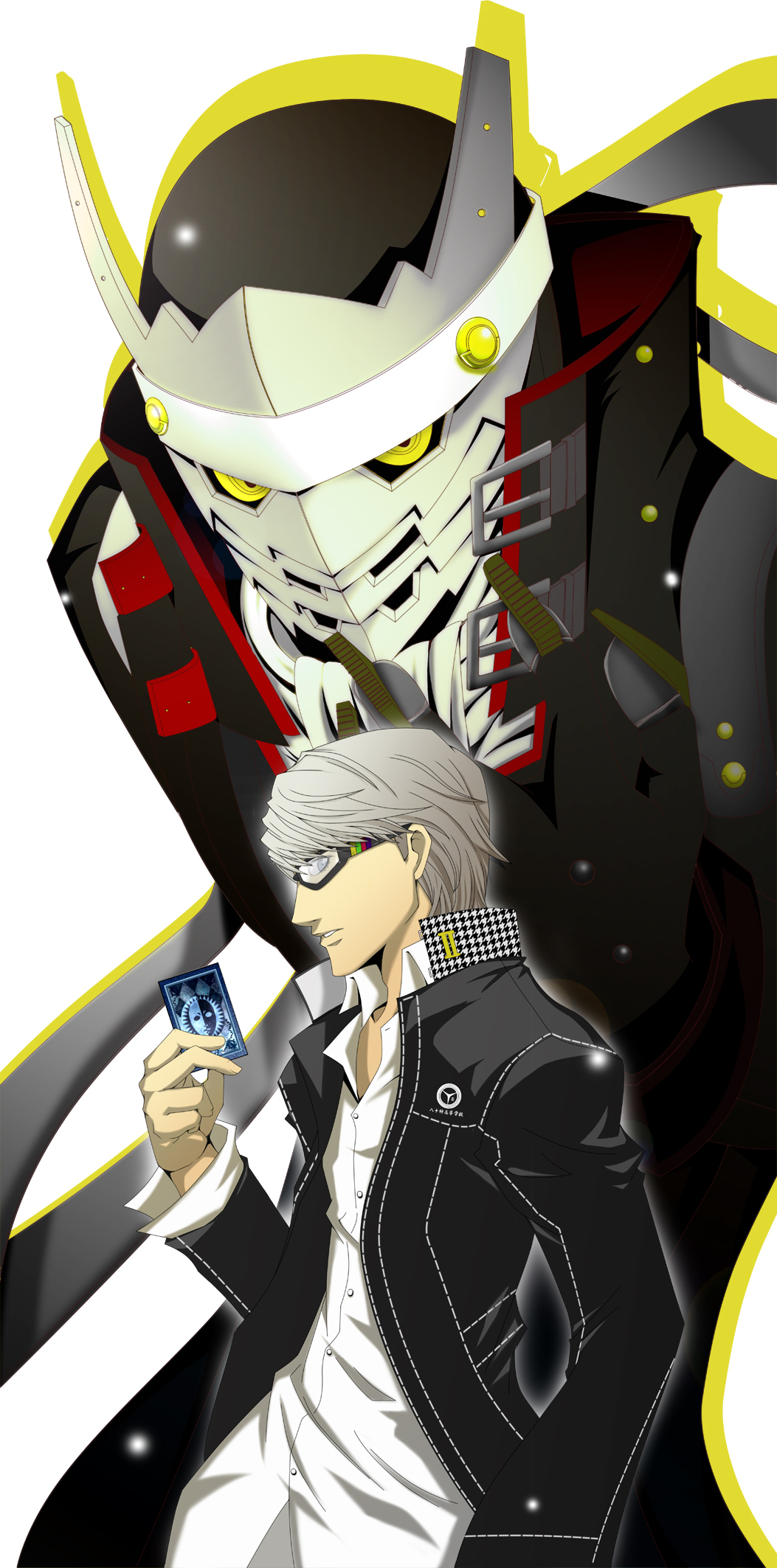 The Big ImageBoard (TBIB) - 1boy card commentary request glasses ...