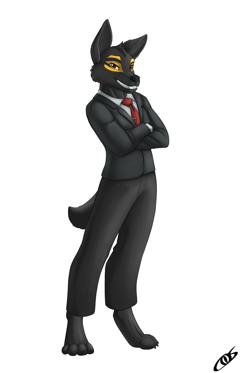 The Big ImageBoard (TBIB) - alpha channel anthro canine clothed clothing coszcatl crossed arms ...