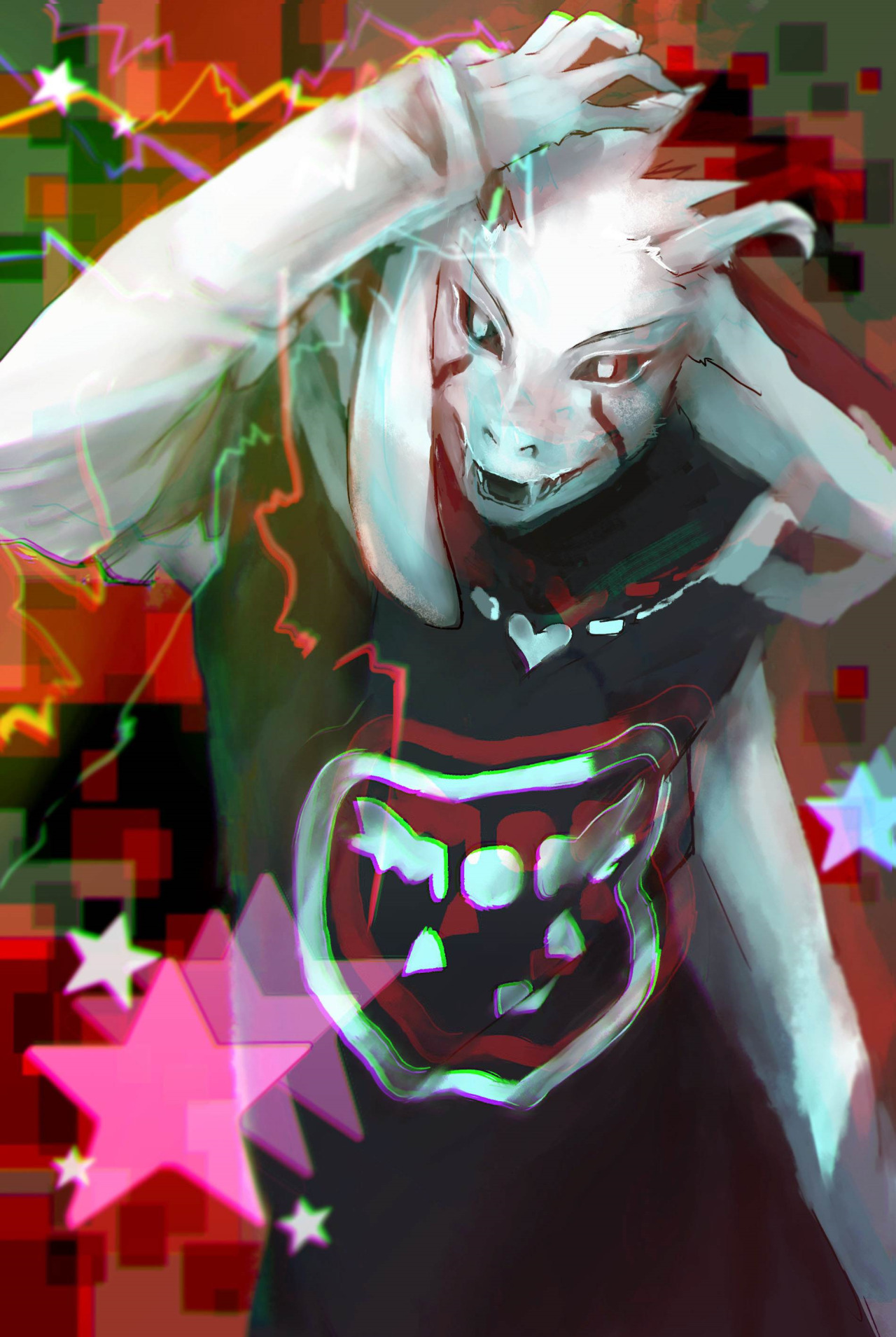 The Big ImageBoard (TBIB) - anthro asriel dreemurr bani-chan boss monster (undertale) bovid ...