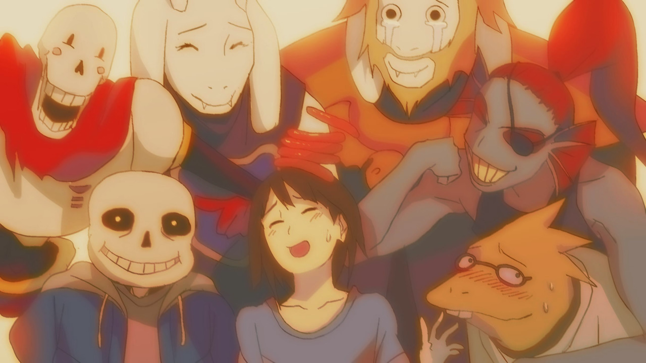 The Big ImageBoard (TBIB) - animated skeleton asgore dreemurr bani-chan black sclera blush ...