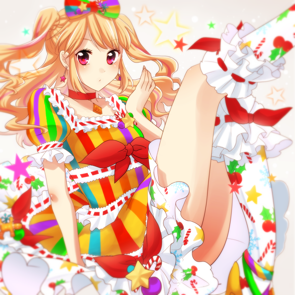 The Big ImageBoard (TBIB) - aikatsu! aikatsu! (series) blonde hair dress earrings ice (aitsugai ...