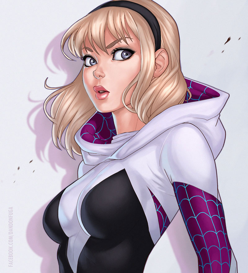 The Big Imageboard Tbib Blonde Hair Bodysuit Dandon Fuga From Side
