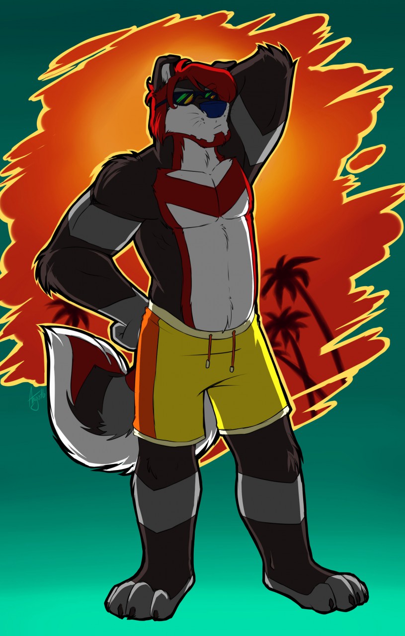 The Big ImageBoard (TBIB) - 4 toes ango76 anthro barefoot canid canine claws clothing facial ...