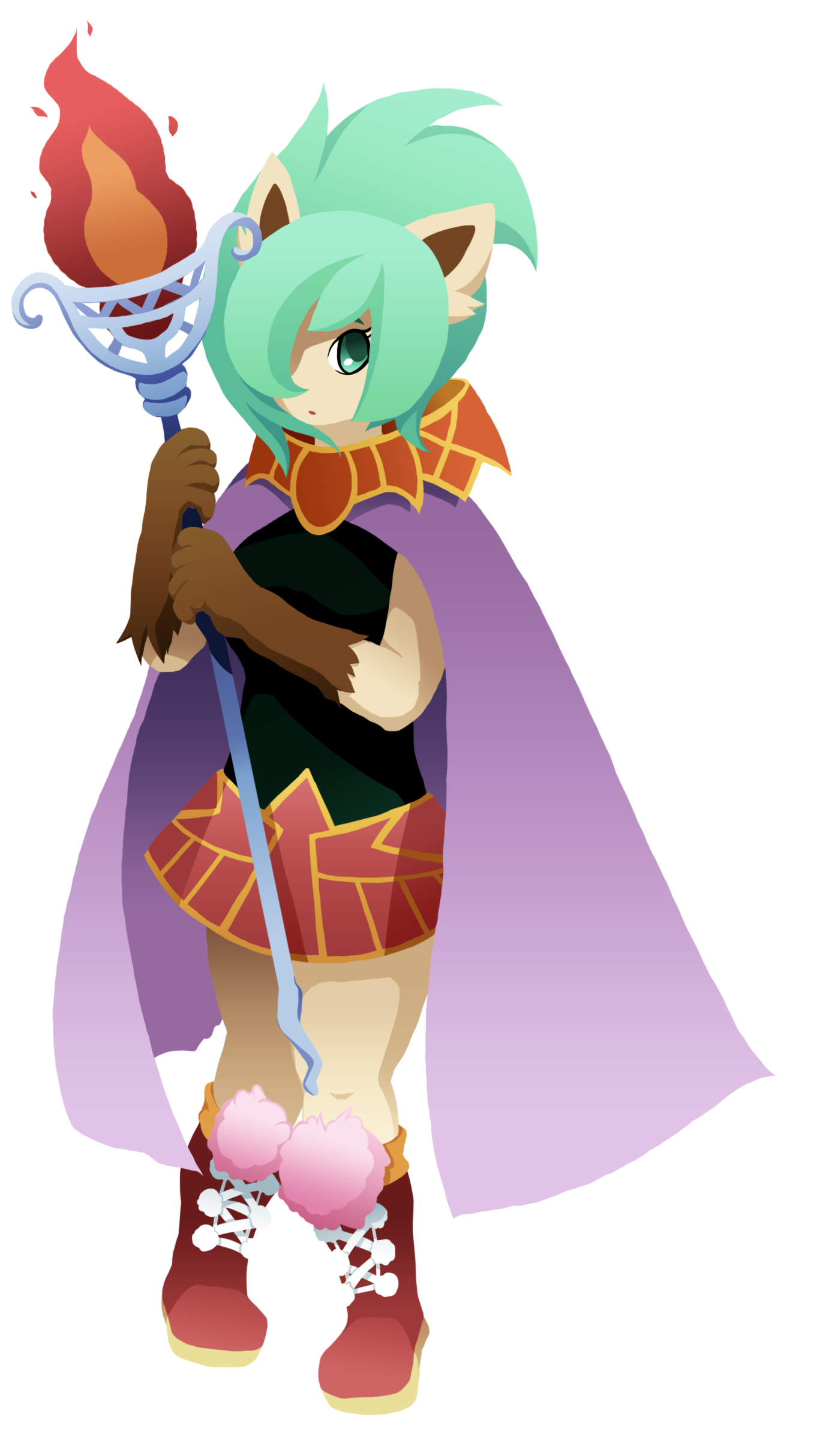 The Big Imageboard Tbib Aqua Hair Artist Request Boots Brown Eyes