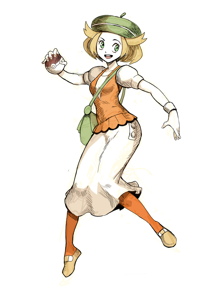 The Big ImageBoard (TBIB) - :d bag bel (pokemon) beret blonde hair full ...