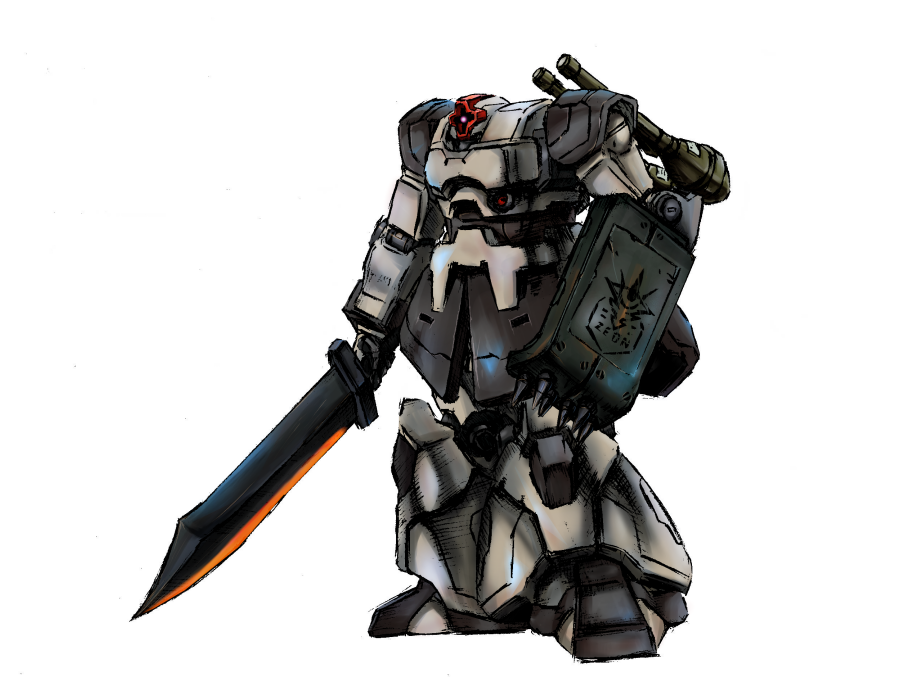 The Big ImageBoard (TBIB) - artist request dom gundam mecha mobile suit ...