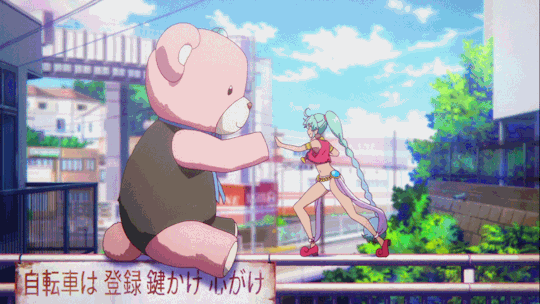 The Big ImageBoard (TBIB) - animated animated gif blue hair musaigen no ...