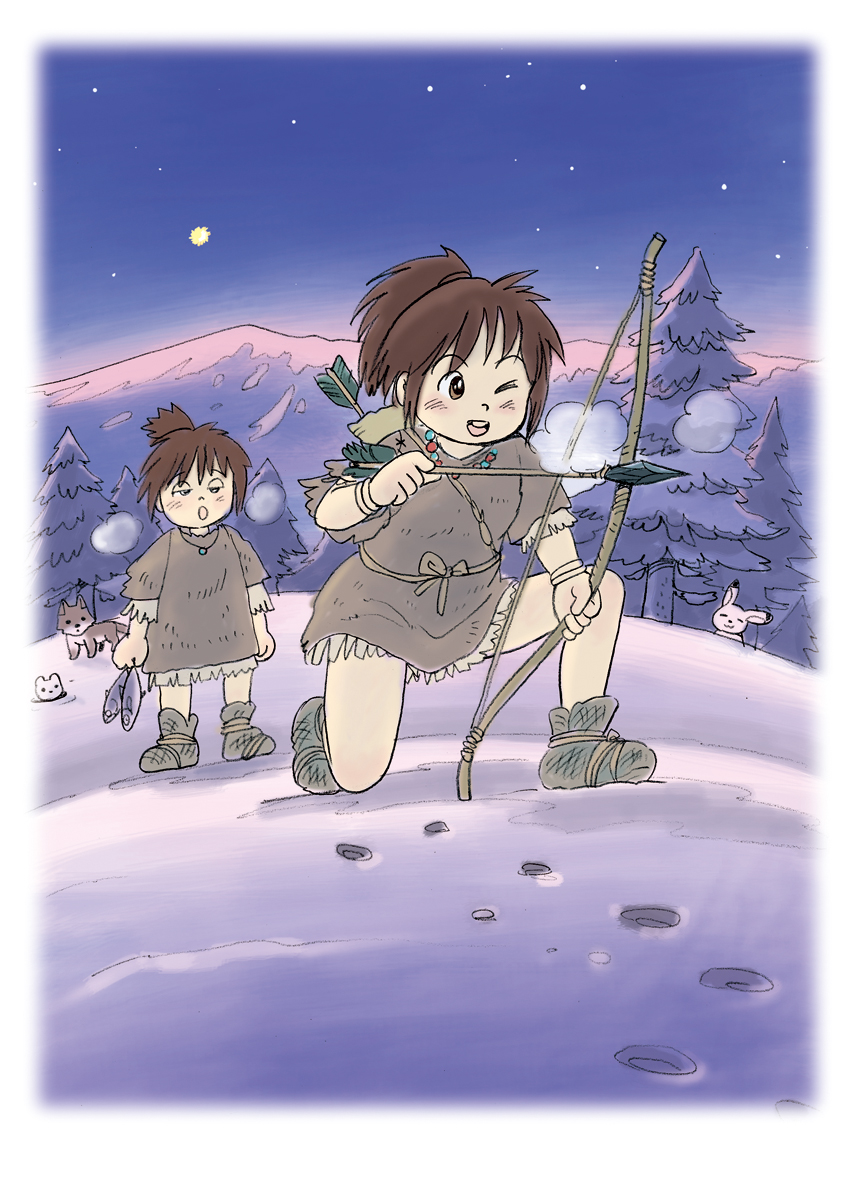 The Big ImageBoard (TBIB) - animal arrow bow (weapon) brown eyes brown ...