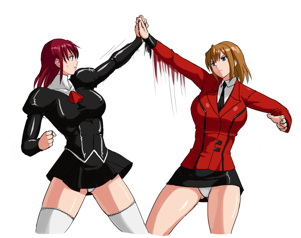 The Big Imageboard Tbib 2girls 78 Tky8 Agent Aika Aika Zero Black