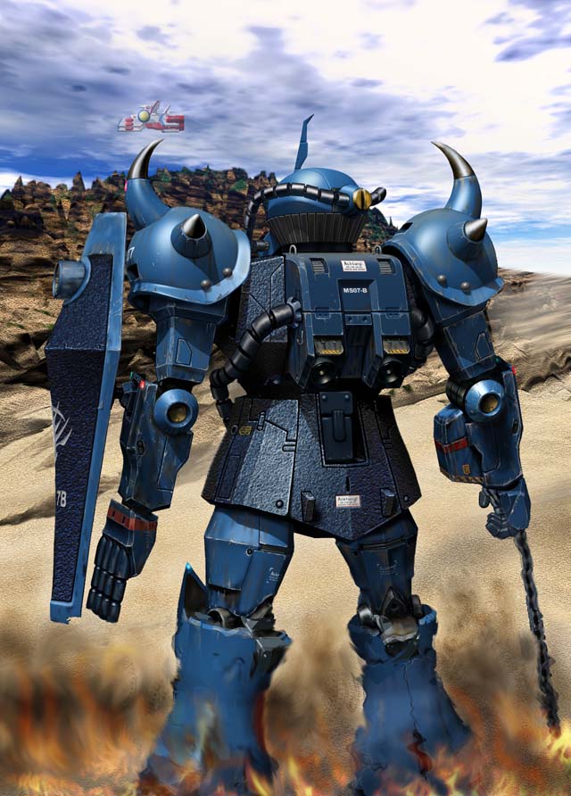 The Big ImageBoard (TBIB) - bright (artist) gouf gundam mecha mobile ...
