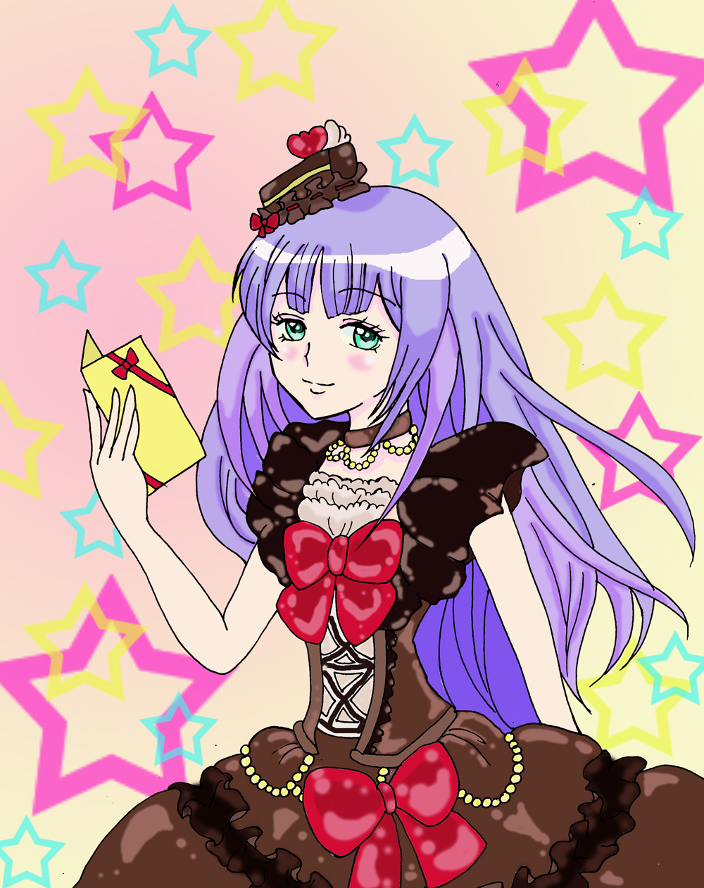 The Big Imageboard Tbib 1girl Aikawa Chocolat Aqua Eyes Blush