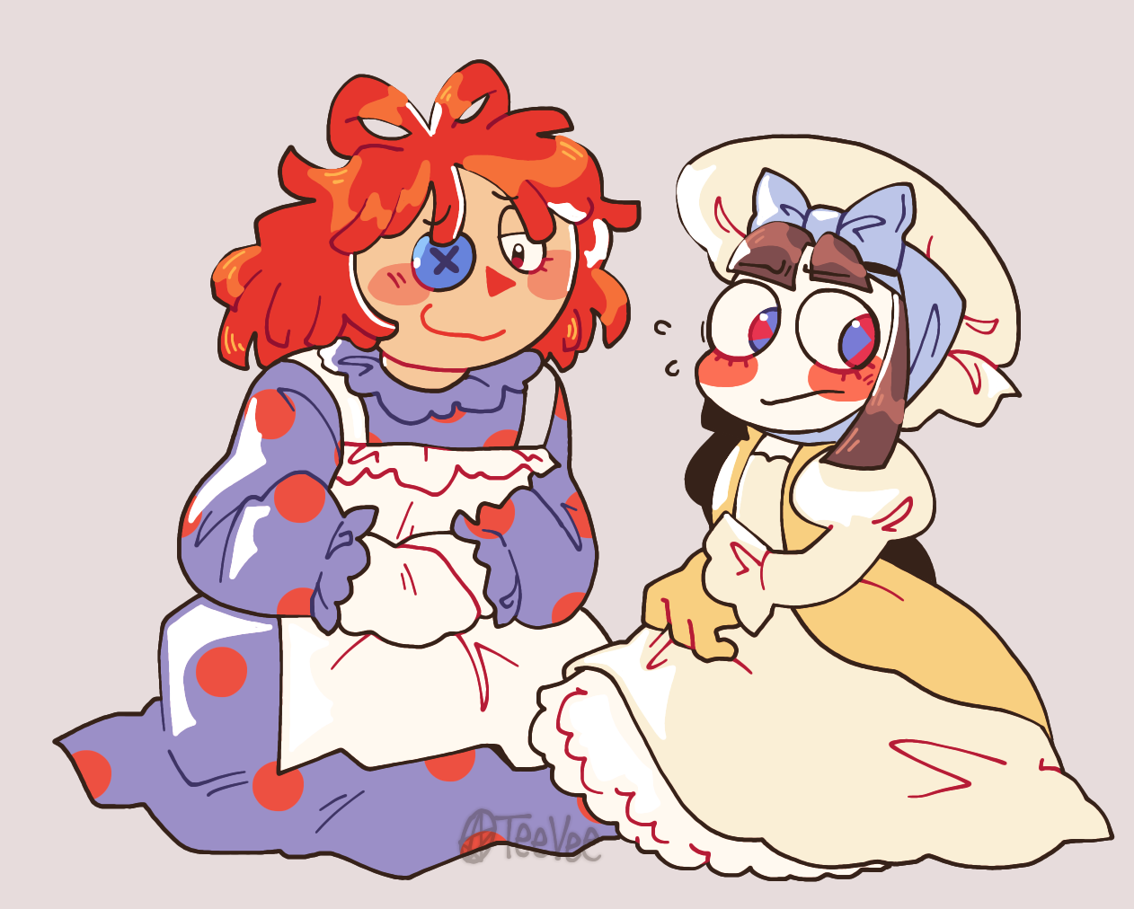 The Big Imageboard Tbib 2023 Animate Inanimate Babette The French Doll Blush Brown Hair