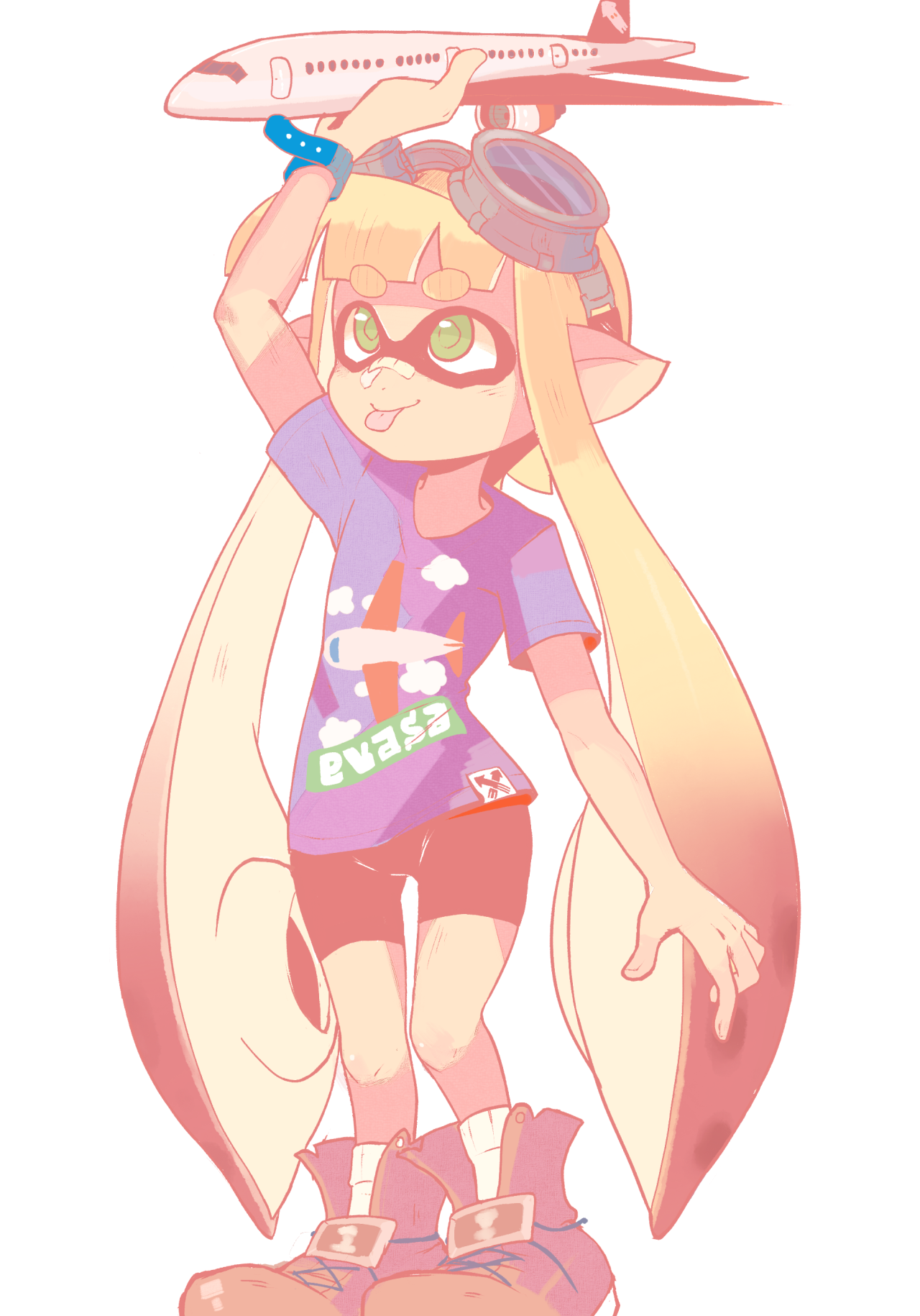 The Big ImageBoard (TBIB) - 1girl bandaid bandaid on nose inkling ...