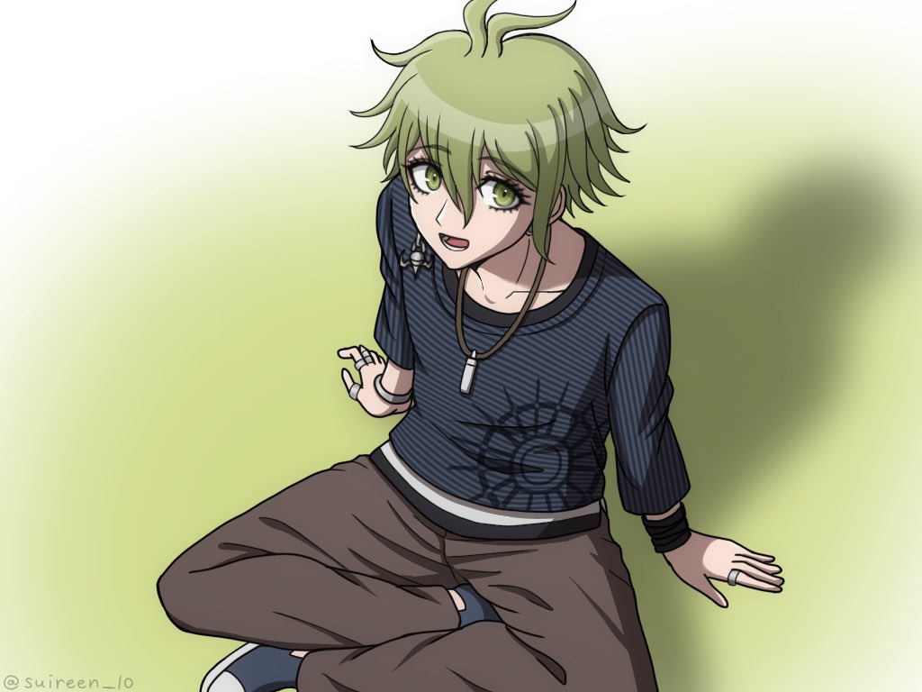 The Big ImageBoard (TBIB) - 1boy :d amami rantaro antenna hair artist ...