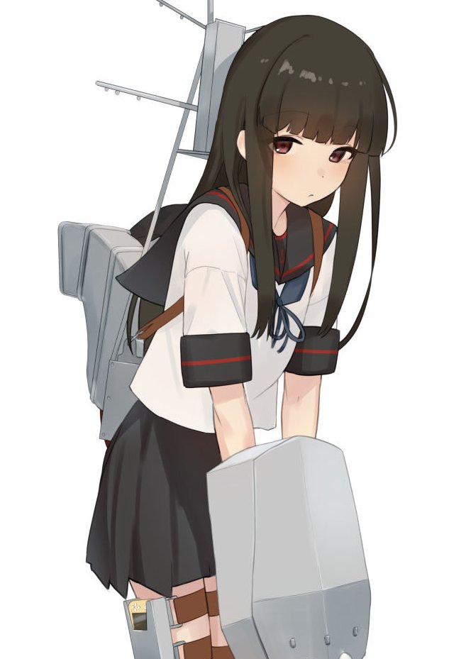 The Big Imageboard Tbib 1girl Adapted Turret Black Hair Black