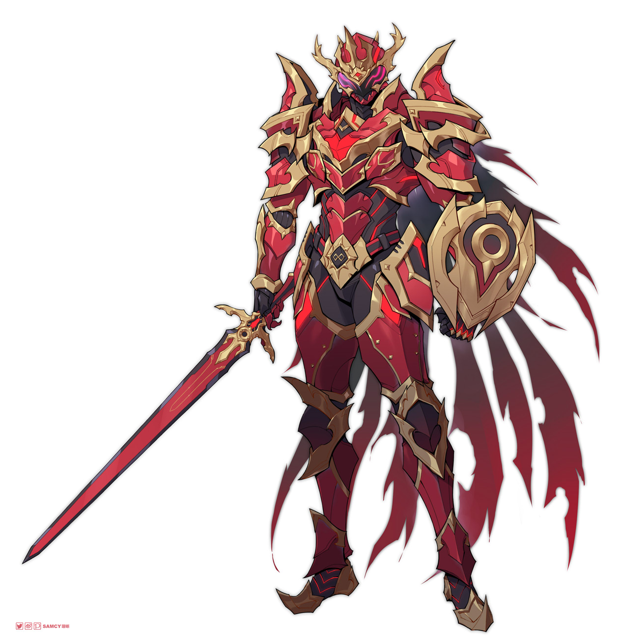 The Big ImageBoard (TBIB) - armor artist name buckler cape evil king ...