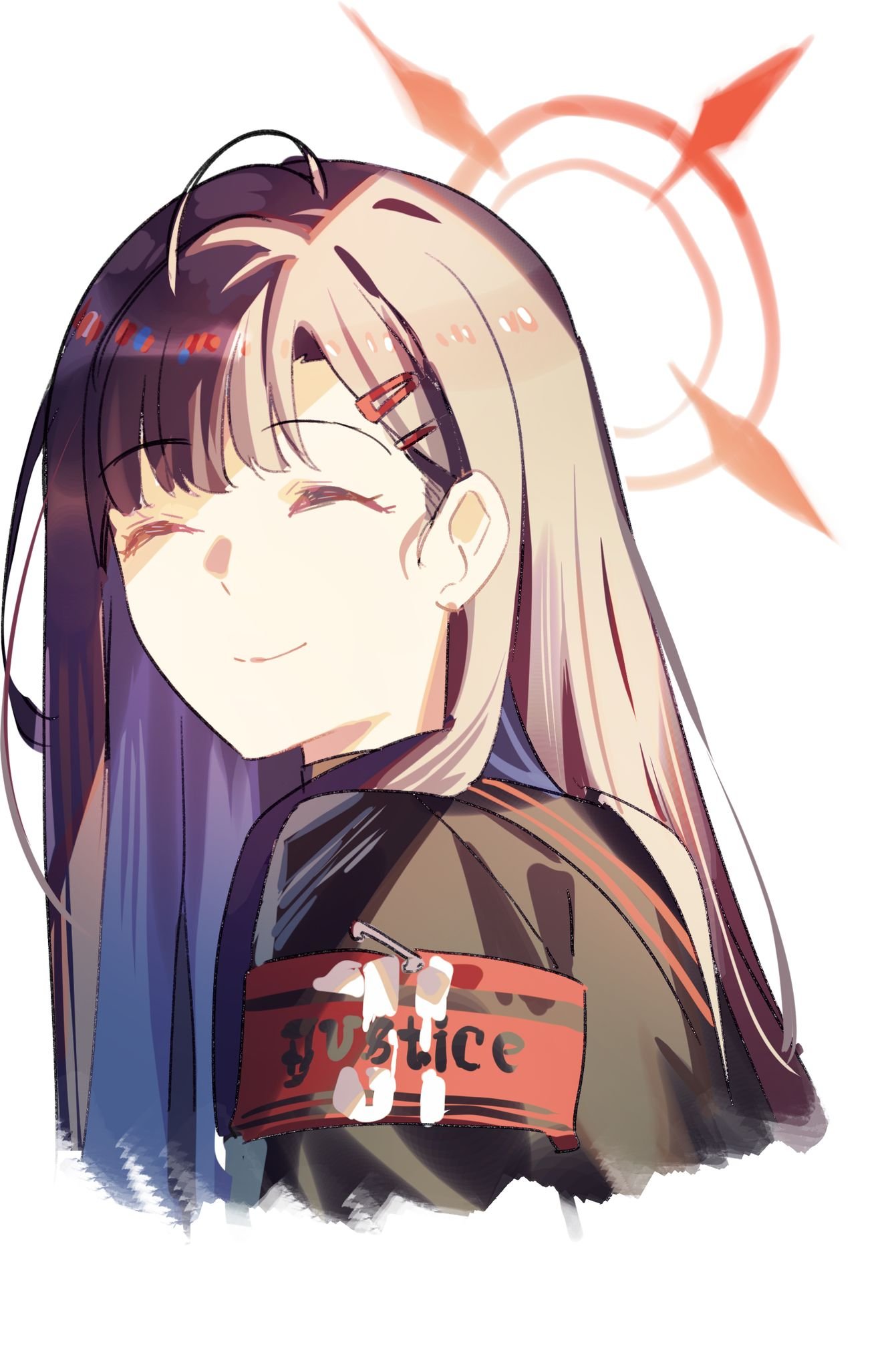 The Big ImageBoard (TBIB) - 1girl armband black sailor collar black serafuku blue archive closed ...