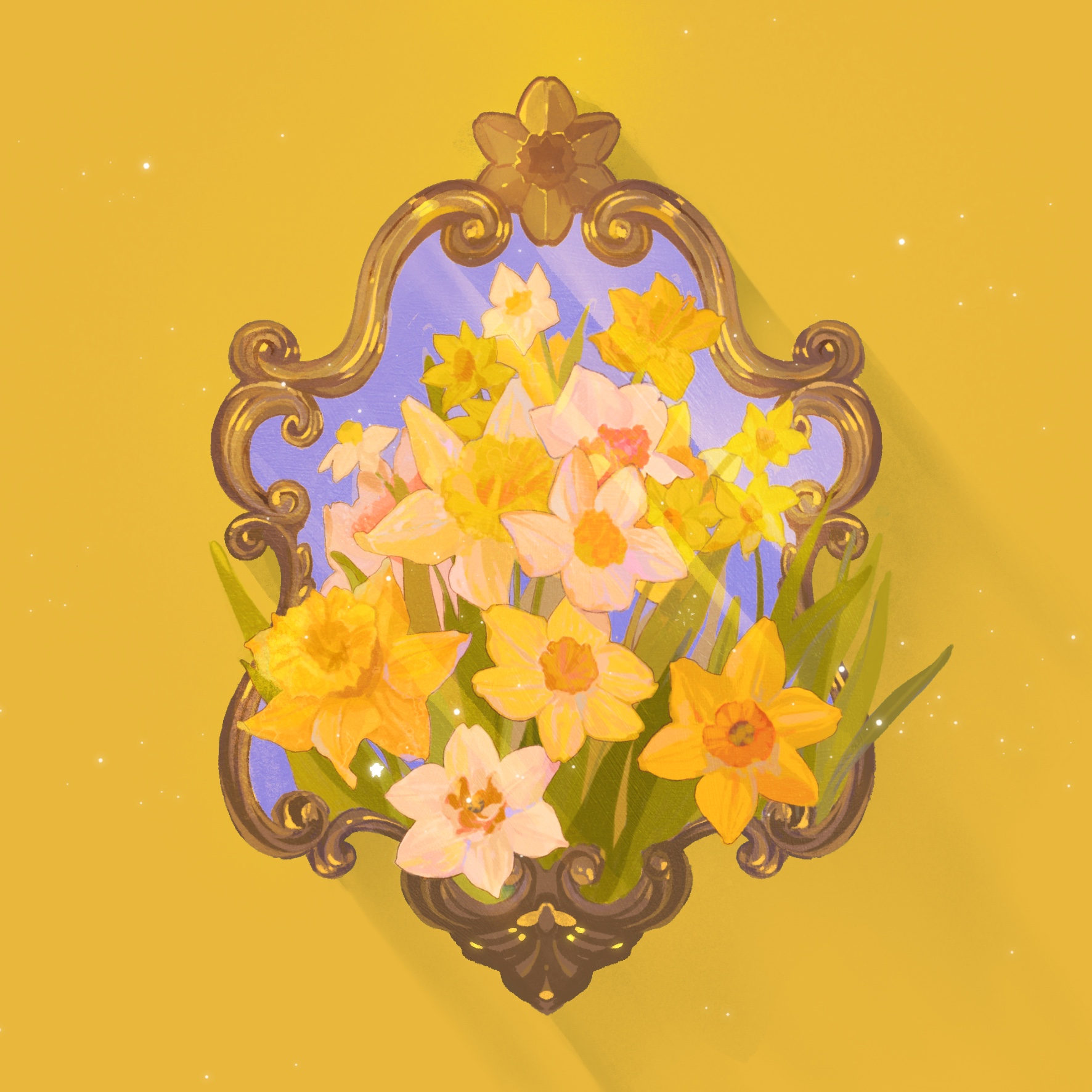 The Big ImageBoard (TBIB) - artist name crescent daffodil flower flower ...
