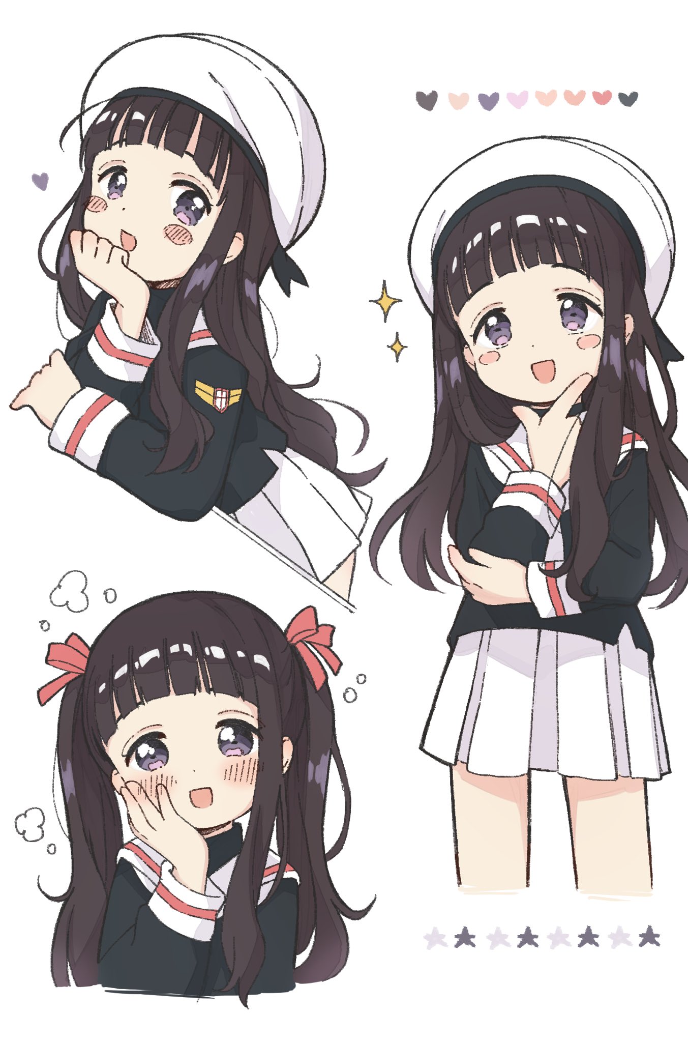 The Big ImageBoard (TBIB) - 1girl alternate hairstyle blunt bangs blush stickers cardcaptor ...