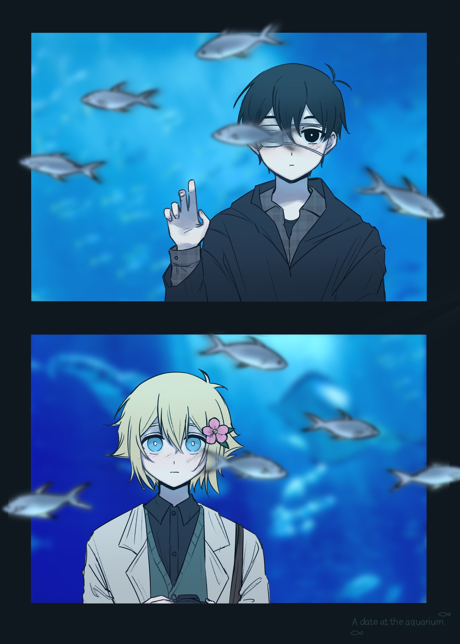 The Big ImageBoard (TBIB) - 2boys alternate costume aquarium basil ...