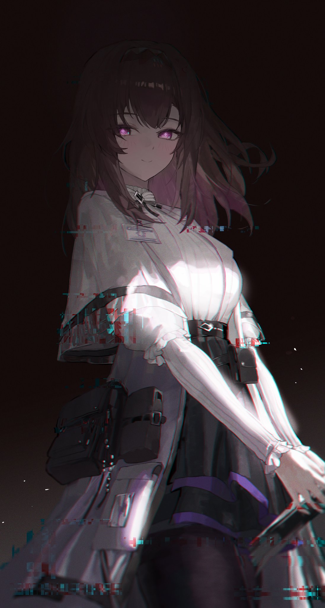 The Big ImageBoard (TBIB) - 1girl arknights black pantyhose black skirt ...