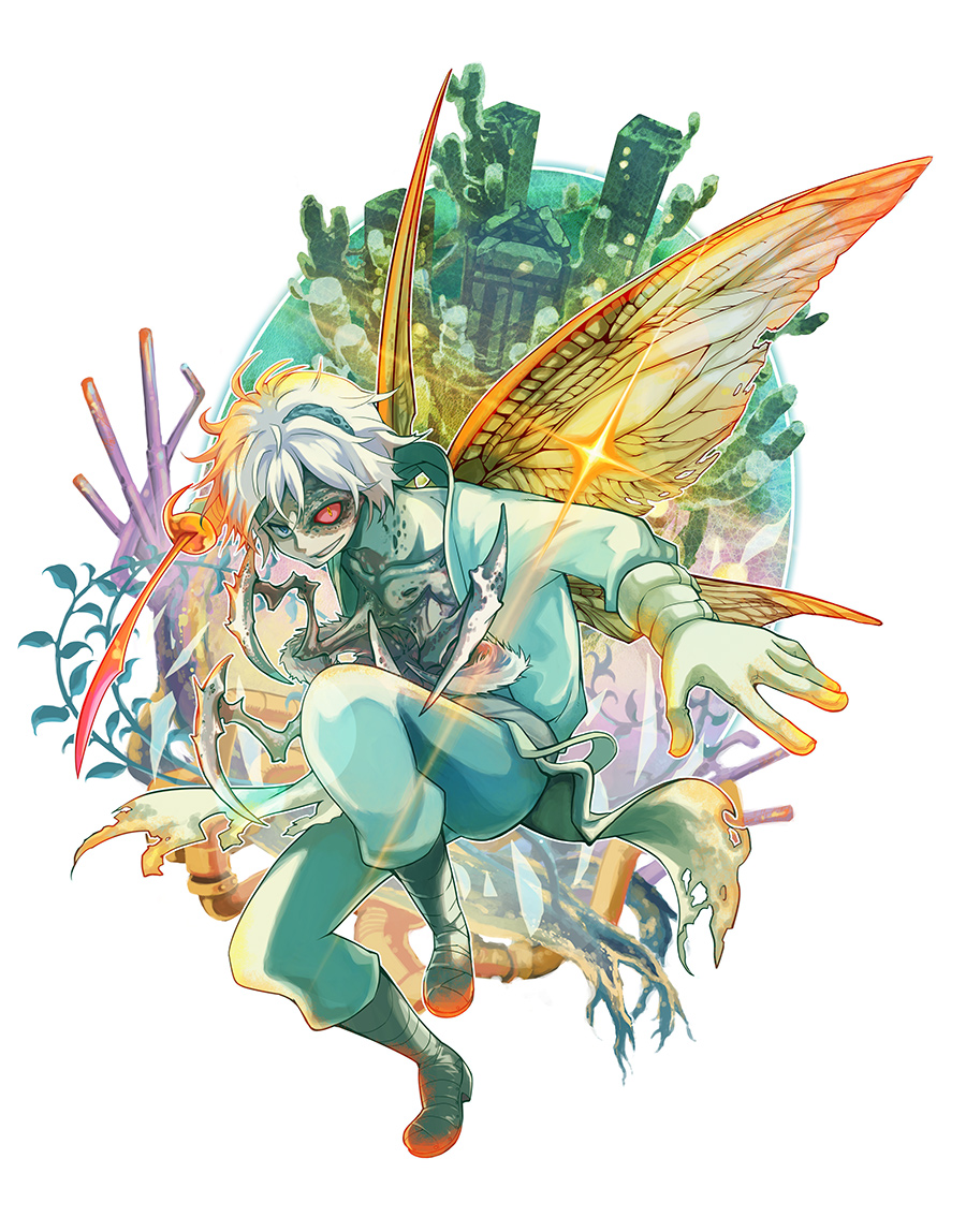 The Big ImageBoard (TBIB) - 1boy acht (cagaster) blue eyes commentary ...