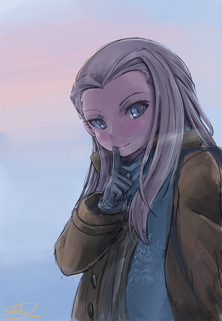 The Big Imageboard Tbib Blonde Hair Blue Eyes Blush Breath Clara