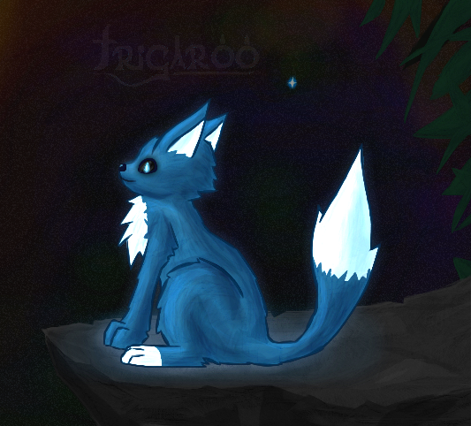 The Big ImageBoard (TBIB) - bioluminescence blue body blue eyes blue ...