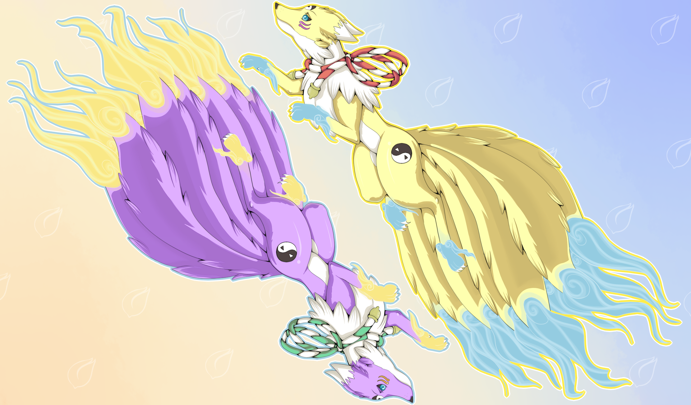 The Big ImageBoard (TBIB) - ambiguous gender bandai namco blue eyes canid digimon digimon ...