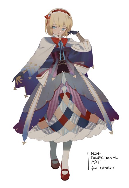 The Big ImageBoard (TBIB) - alice margatroid alternate costume blonde hair blue eyes bow capelet ...