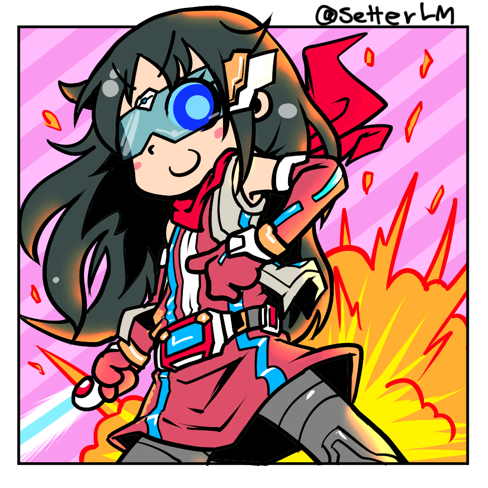 The Big Imageboard Tbib 1girl Black Hair Blue Eyes Blush
