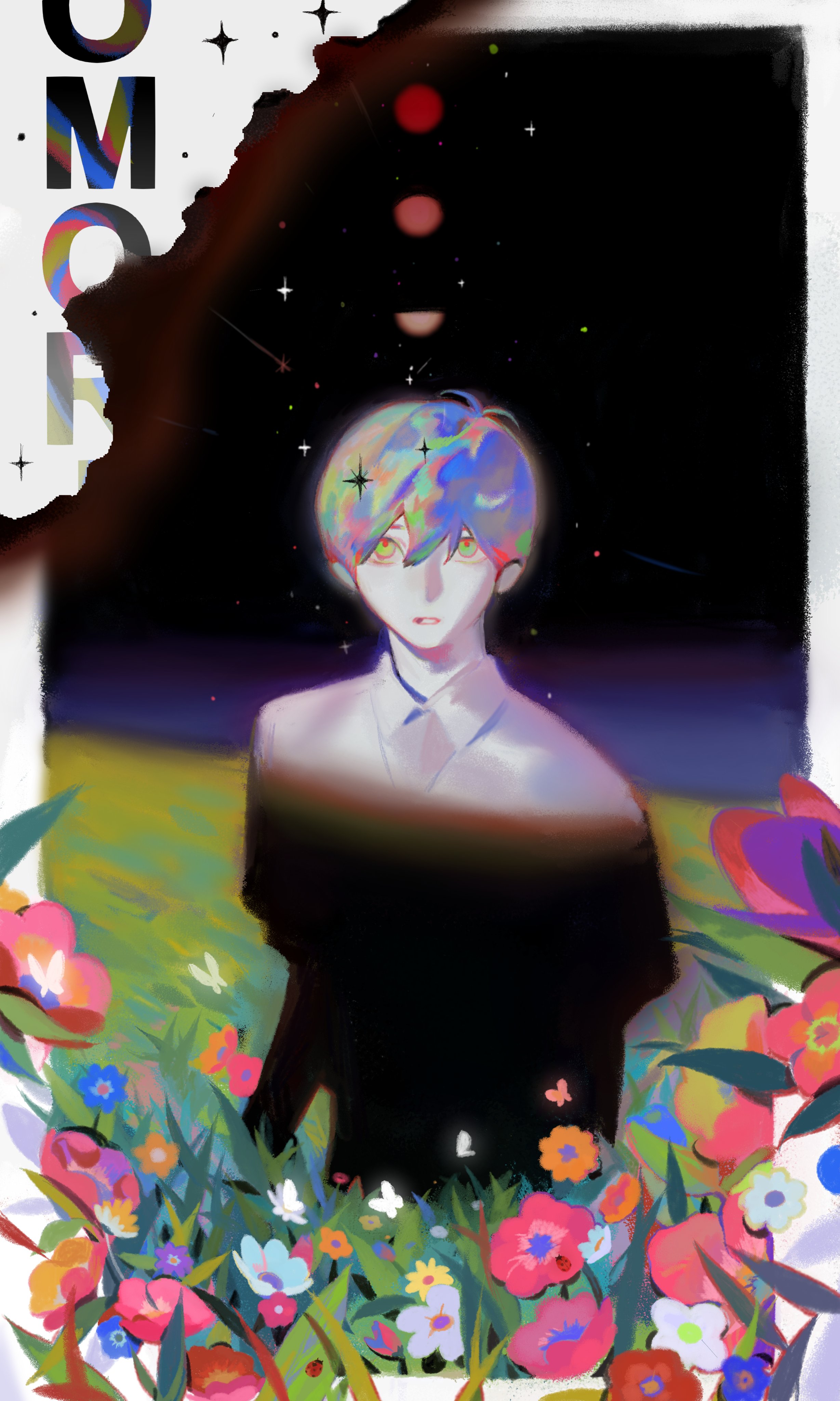 The Big ImageBoard (TBIB) - 1boy absurdres bedemientay1802 bug burning butterfly check copyright ...