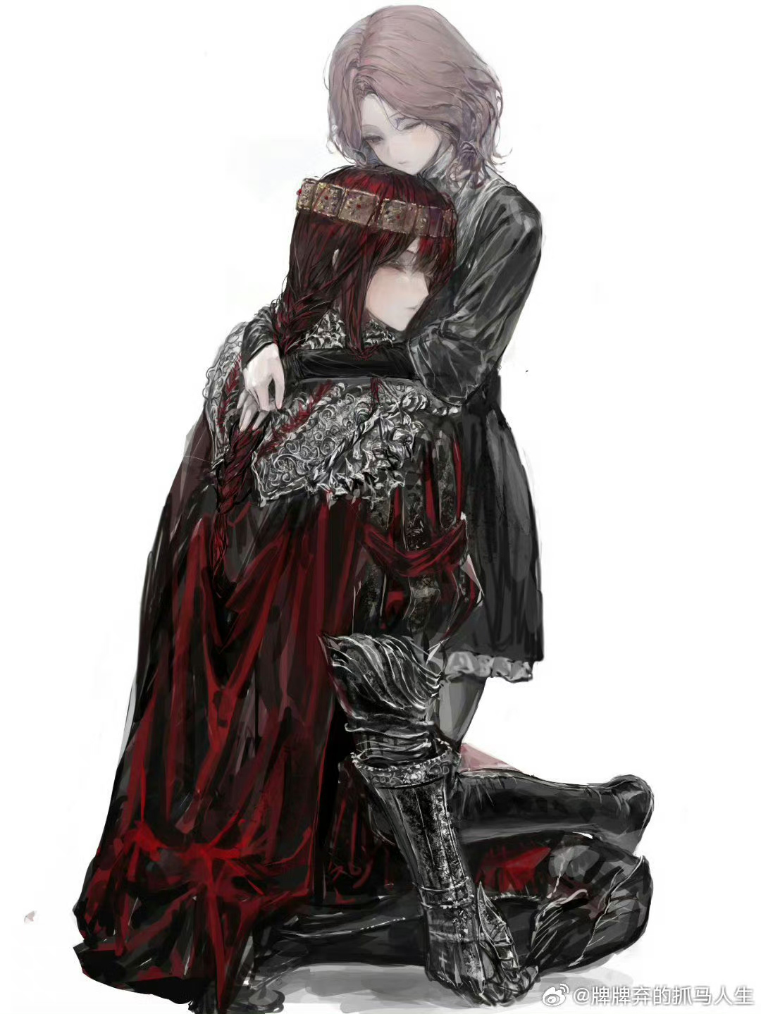 The Big ImageBoard (TBIB) - 2girls armor blood blood on armor brown ...