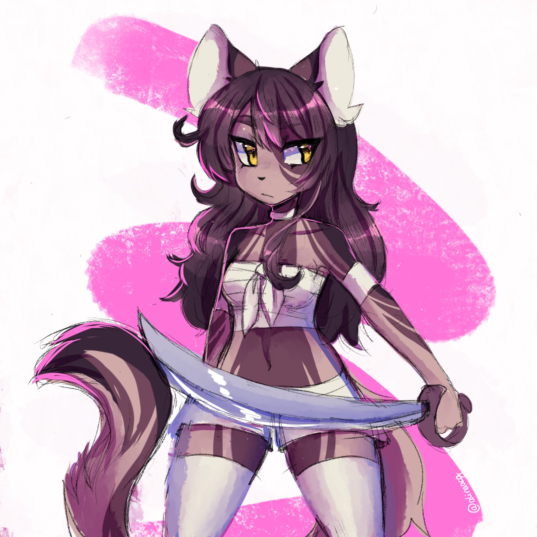 The Big ImageBoard (TBIB) - anakoluth anthro armband bottomwear brown body brown fur brown hair ...