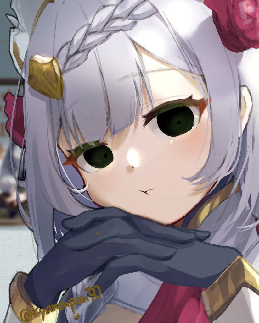 The Big ImageBoard (TBIB) - 1girl armor armored dress artist name ascot black gloves blunt bangs ...