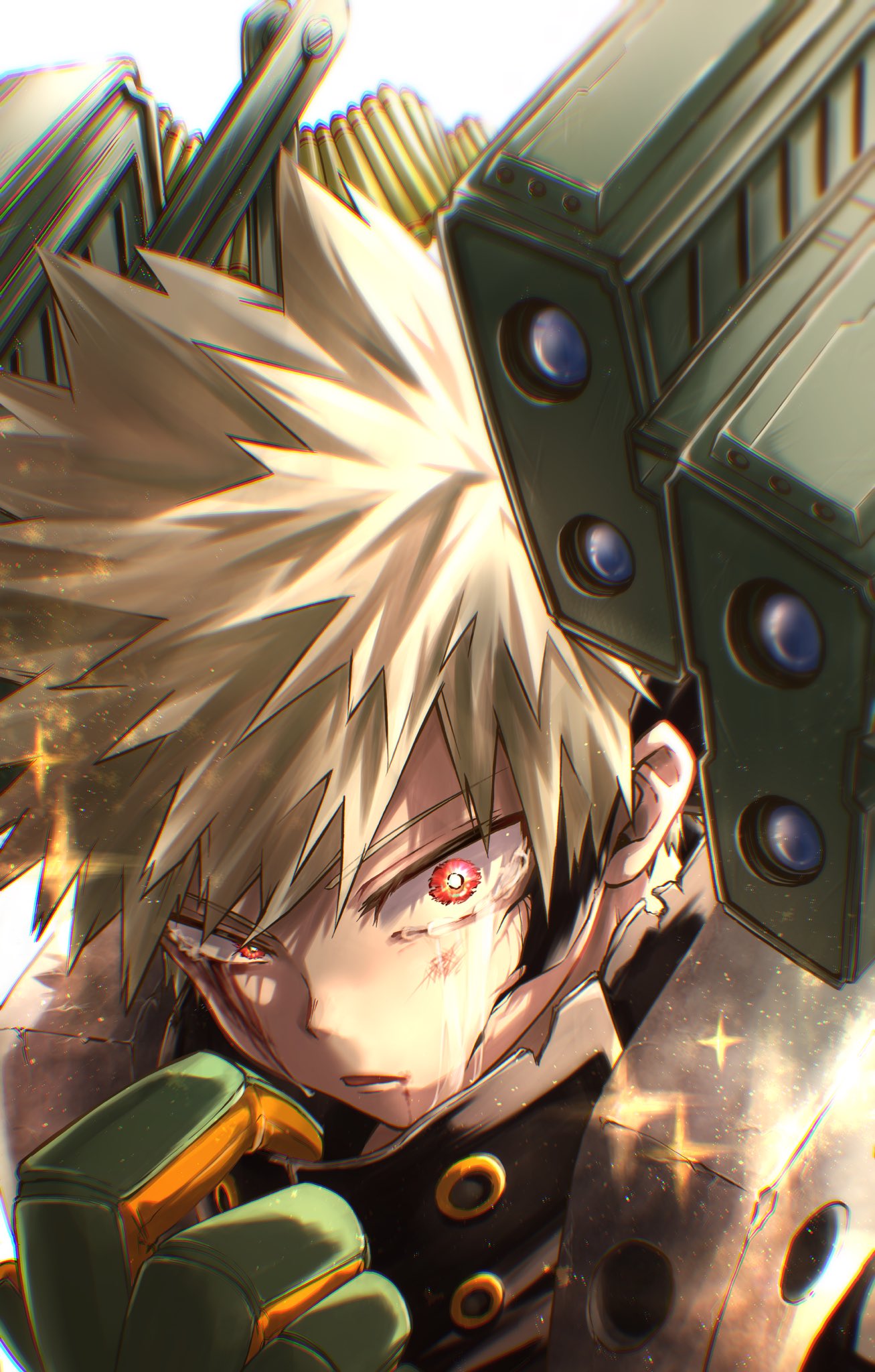 The Big ImageBoard (TBIB) - 1boy bakugou katsuki blonde hair blood ...