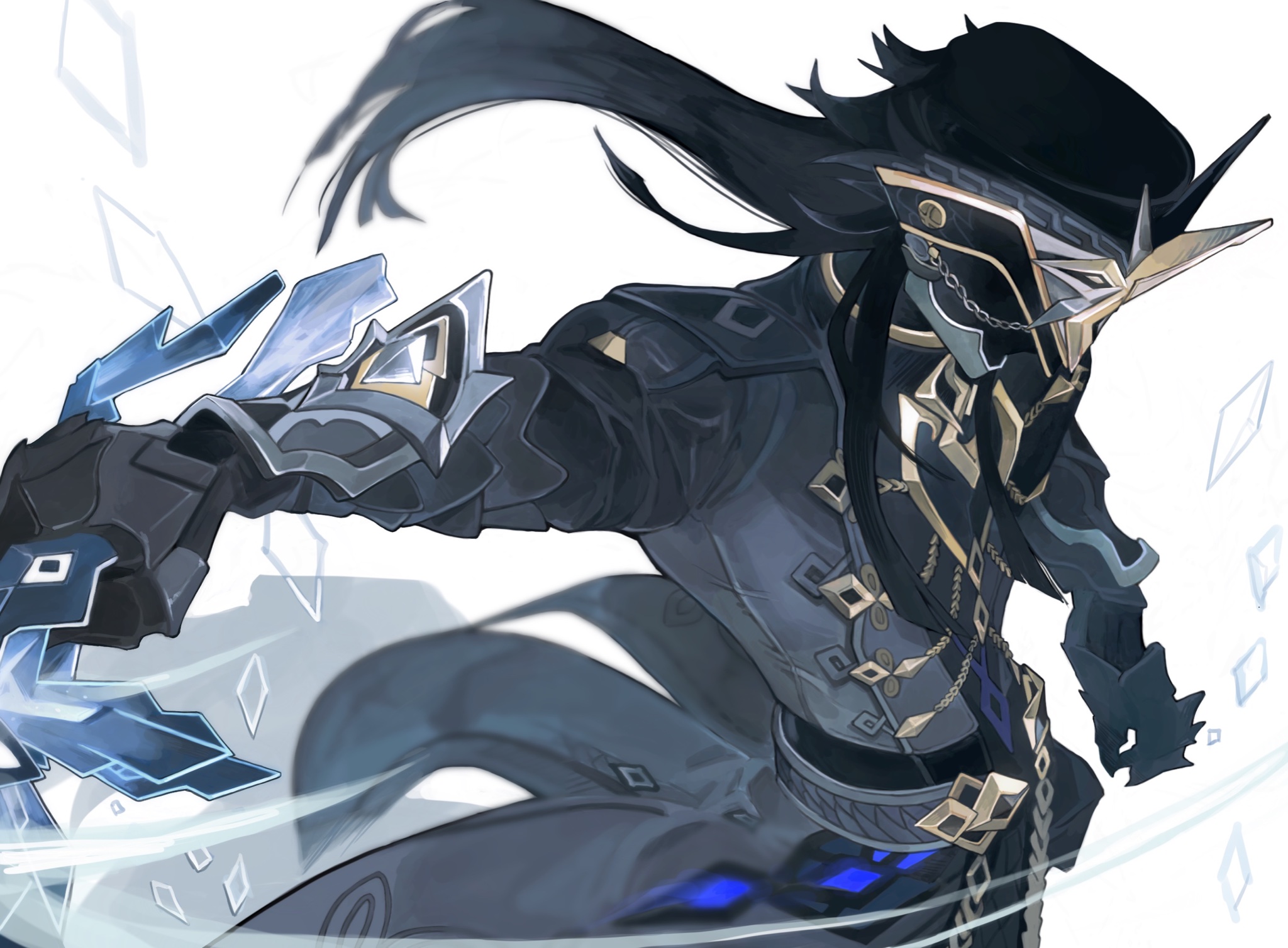 The Big ImageBoard (TBIB) - 1boy black hair black hat black jacket ...