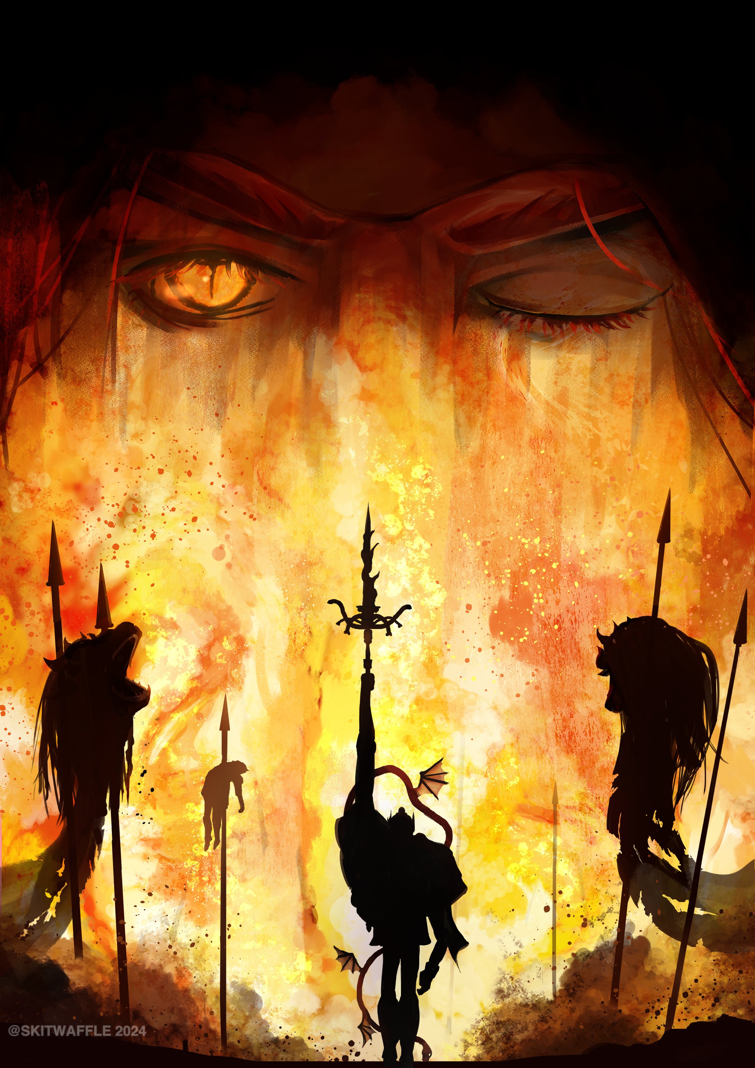 The Big ImageBoard (TBIB) - 1boy absurdres bat wings corpse dated death ...