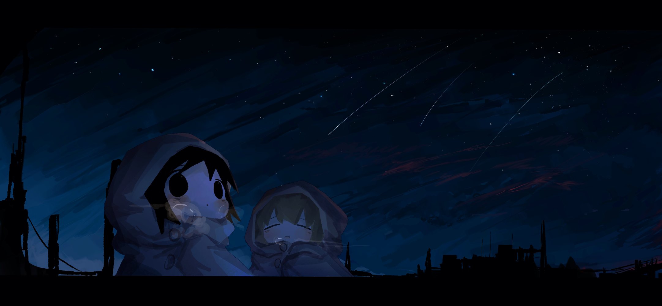 The Big ImageBoard (TBIB) - 2girls black eyes blush breath chito ...