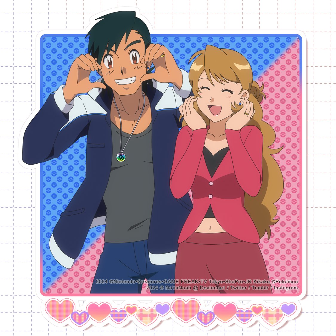 The Big ImageBoard (TBIB) - 1boy 1girl :d aged up ash ketchum black ...