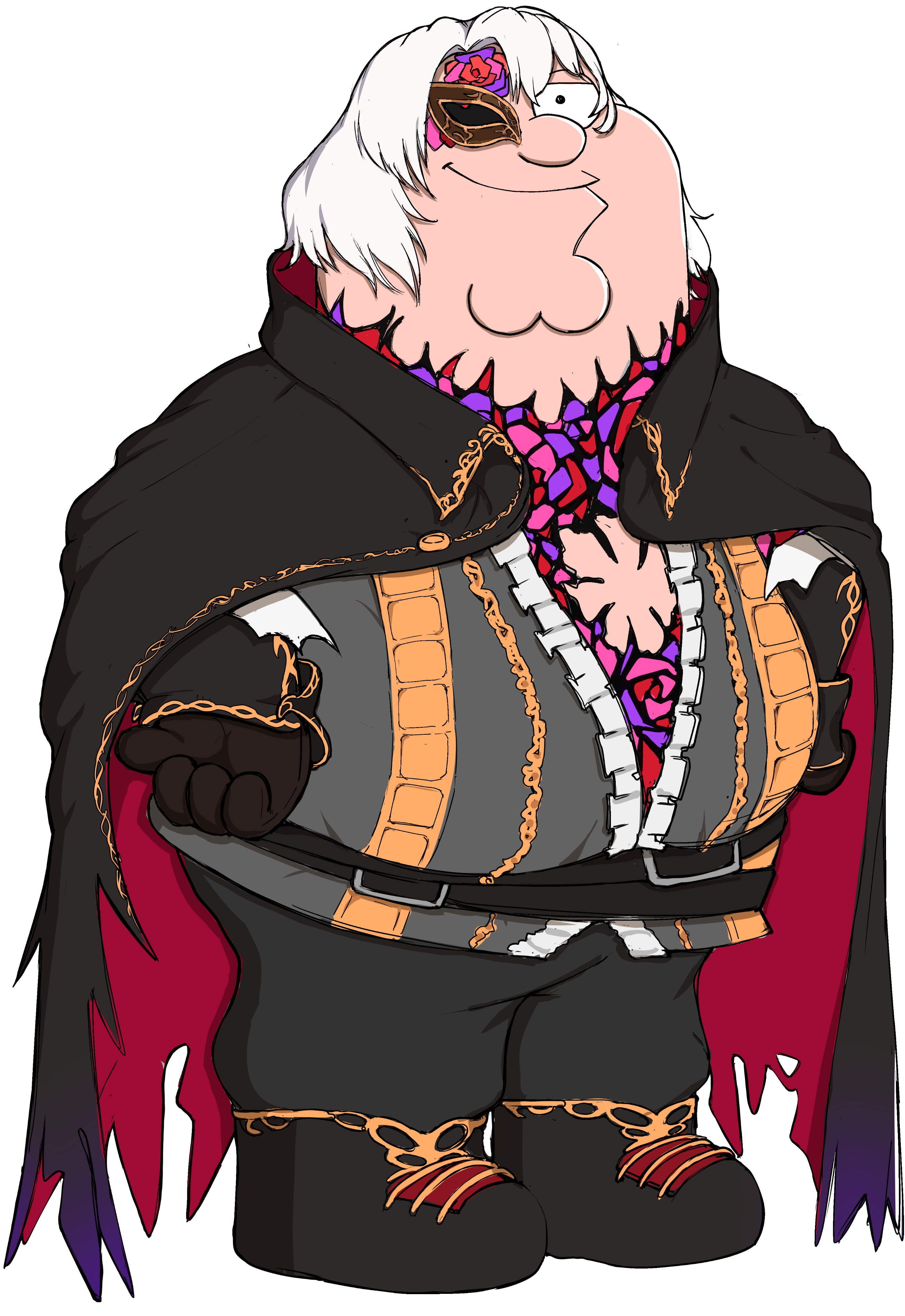 The Big ImageBoard (TBIB) - 1boy absurdres black cloak black footwear ...