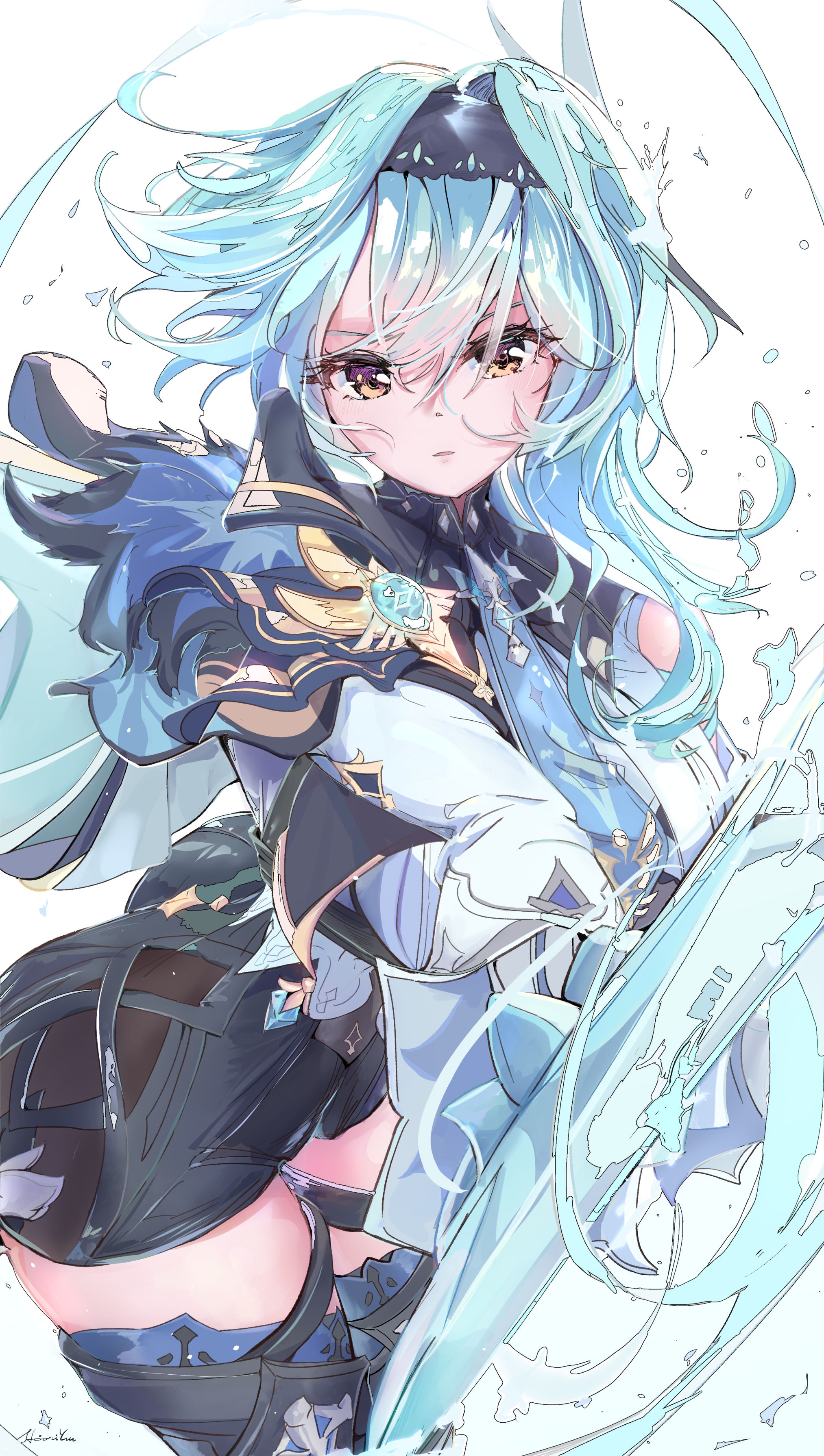 The Big Imageboard Tbib 1girl Absurdres Aiming Aiming At Viewer