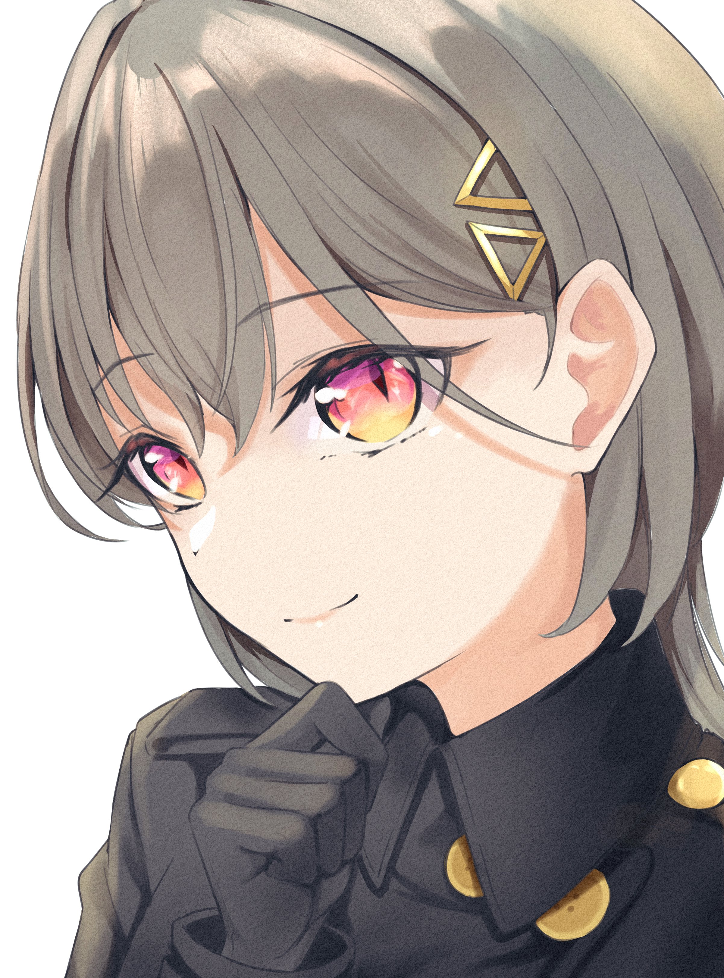 The Big ImageBoard (TBIB) - 1girl absurdres black coat black gloves closed mouth coat collared ...