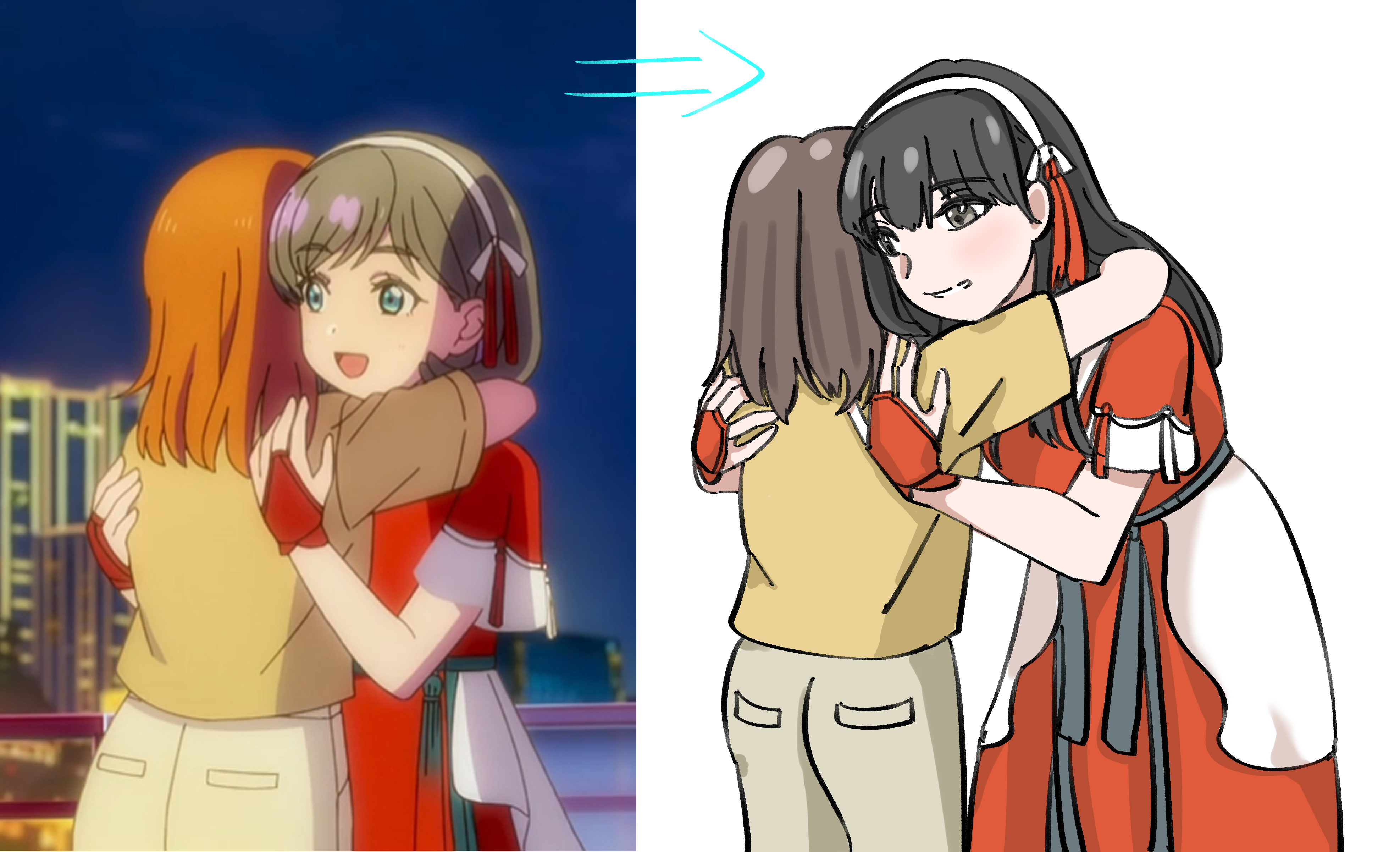 The Big Imageboard Tbib 4girls Absurdres Anime Screenshot Inset