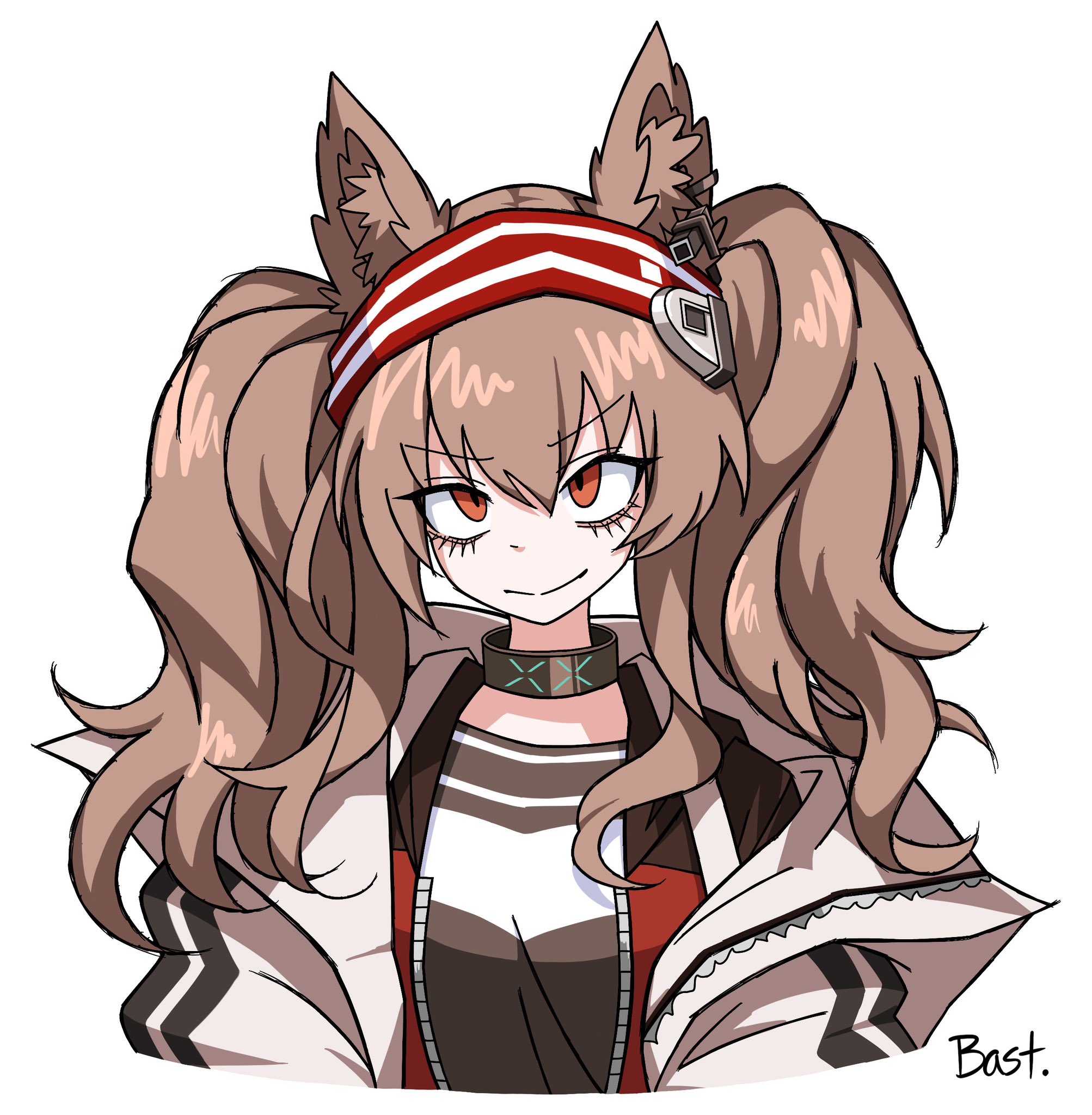 The Big ImageBoard (TBIB) - 1girl angelina (arknights) animal ear fluff animal ears arknights ...