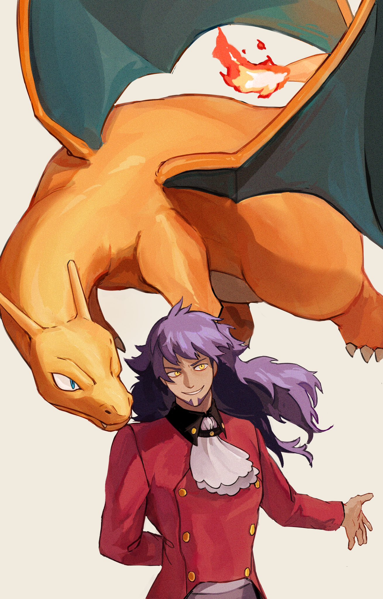 The Big ImageBoard (TBIB) - 1boy arm behind back ascot blue eyes ...