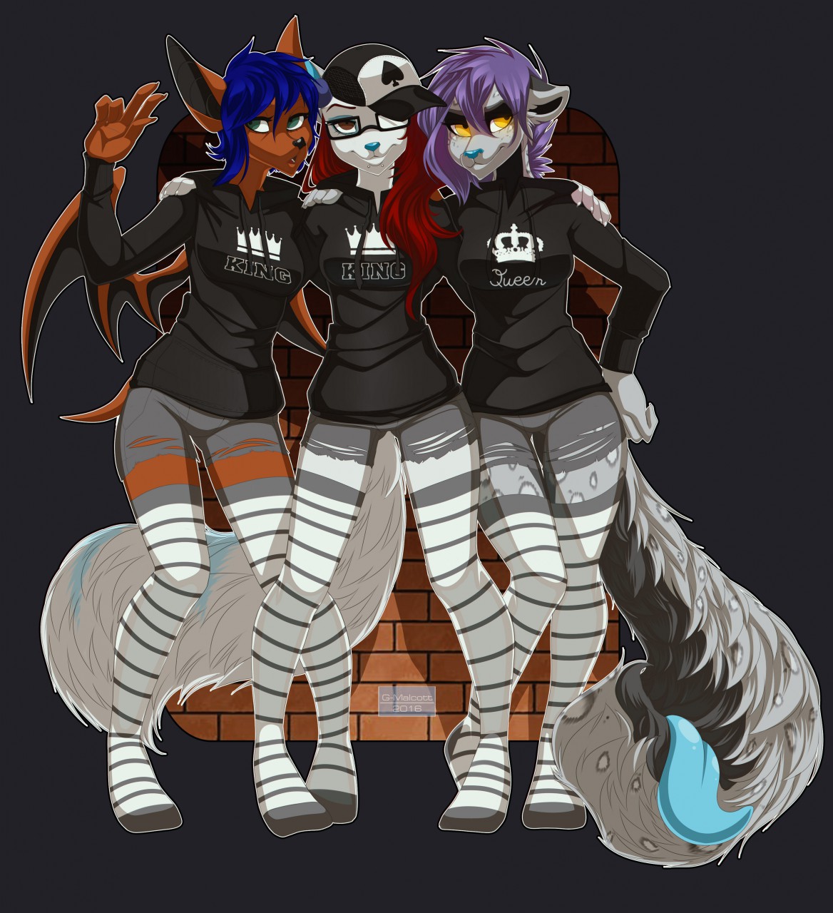 The Big ImageBoard (TBIB) - 2016 anthro black nose blue hair blue nose breasts brown body brown ...