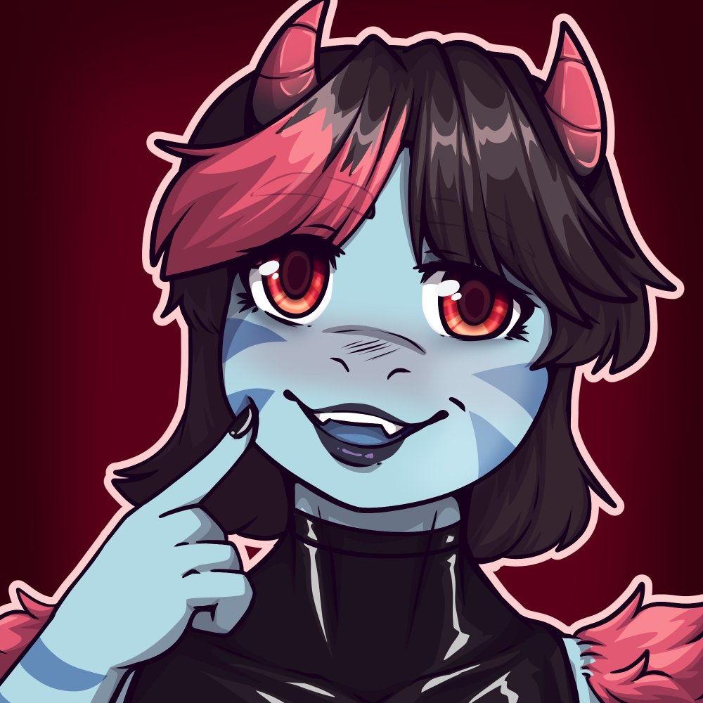 The Big ImageBoard (TBIB) - 1:1 anthro black clothing black fingernails black hair black lips ...