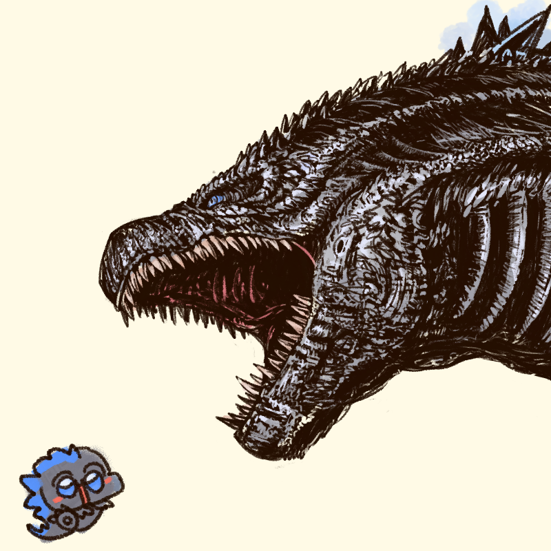 The Big ImageBoard (TBIB) - blue eyes commentary giant giant monster ...