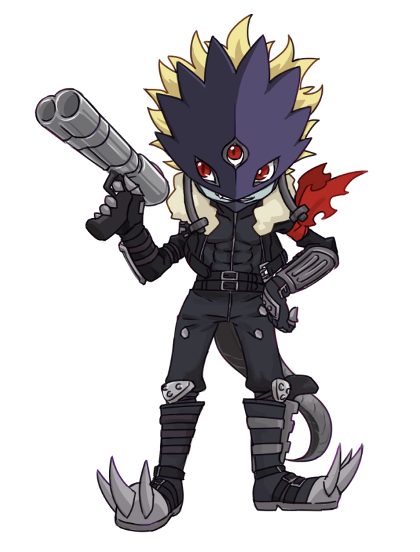 The Big ImageBoard (TBIB) - bandai beelzebumon chibi claws demon ...